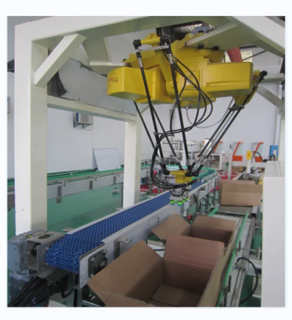 Spider Robot Bags Carton Packer,Delta Robot Carton Packing Machine ...