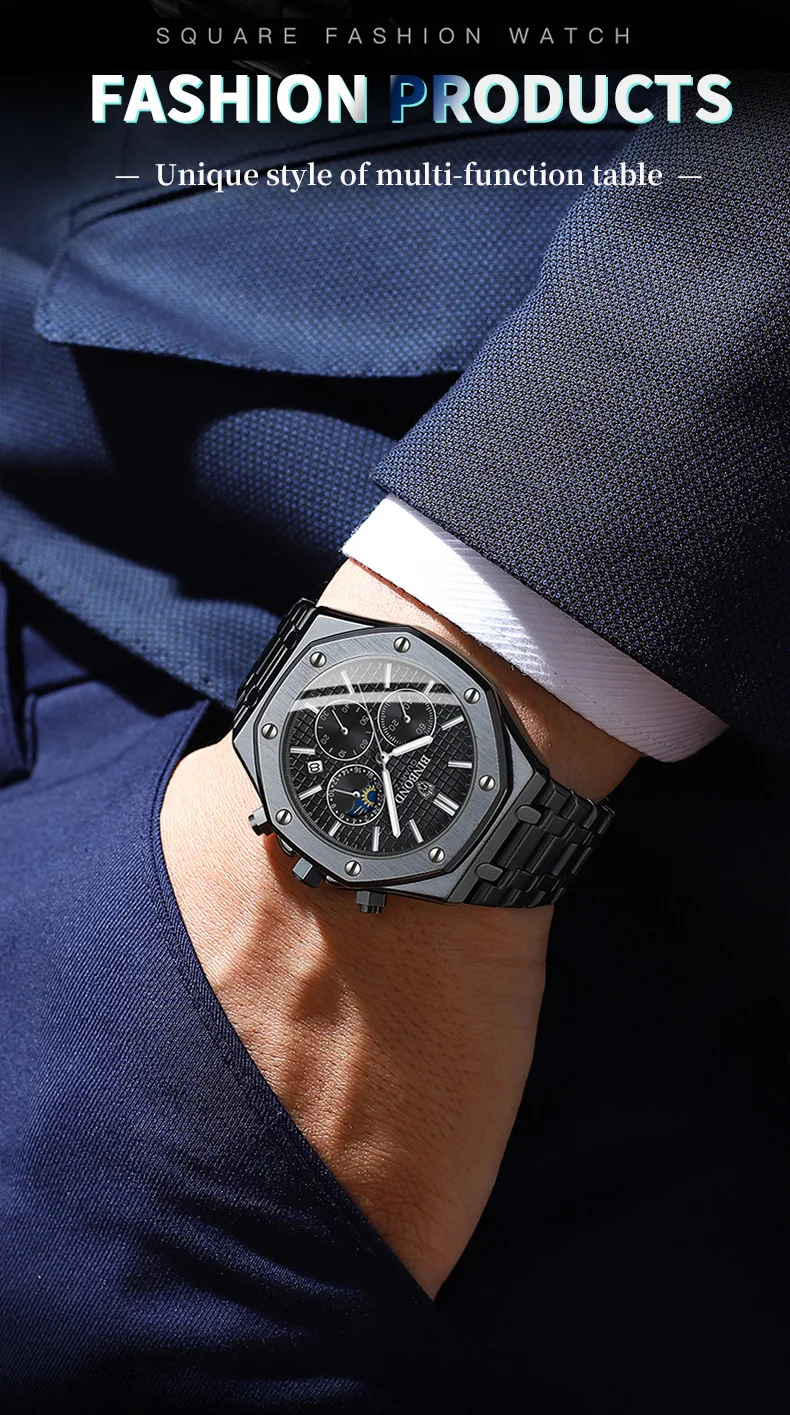 Men's Wrist Watches - Custom Logo OEM Designer Stainless Steel