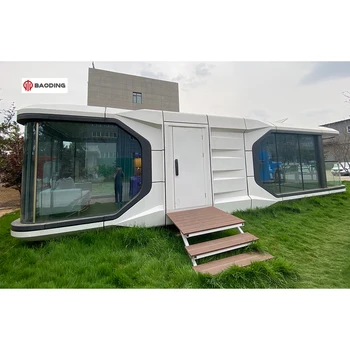 China Factory Modular 7 Luxury Prefab Steel Smart Tiny Space Capsule ...