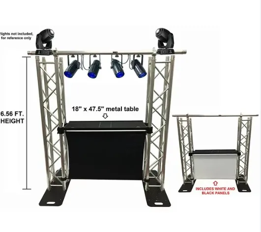 Lighting Dj Equipment Black Aluminum Truss Stage Light Dj Stand Truss ...