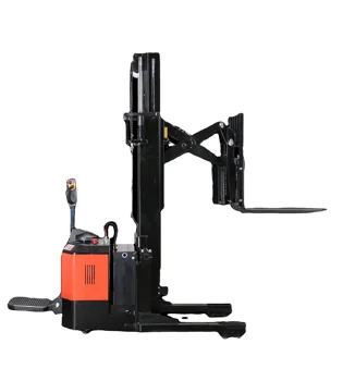 Deep Reach Stacker Scissor Mast Electric Forklift 135t 2t With Triplex ...