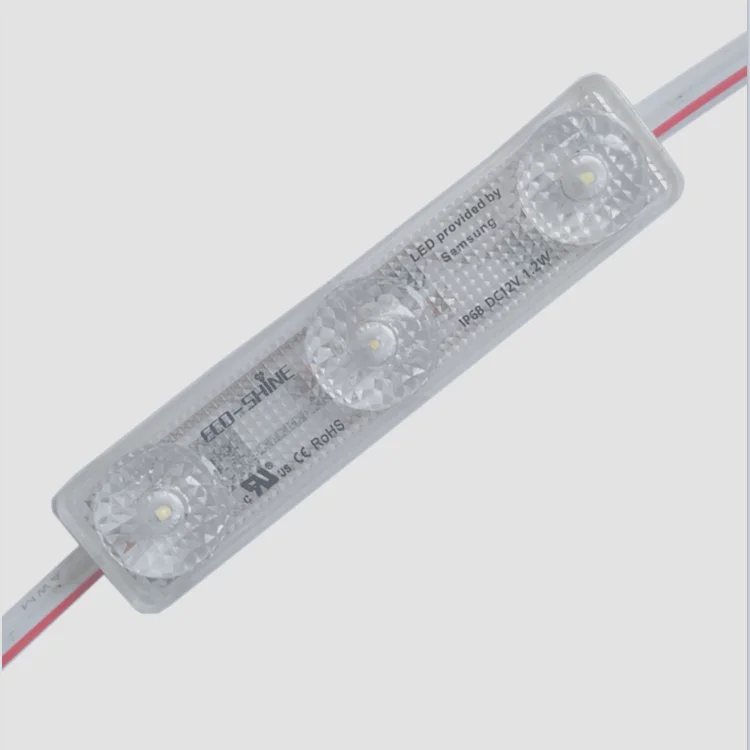 High Brightness DC12v 1.2W 3 LED Modules Outdoor Waterproof IP68 Sign ...