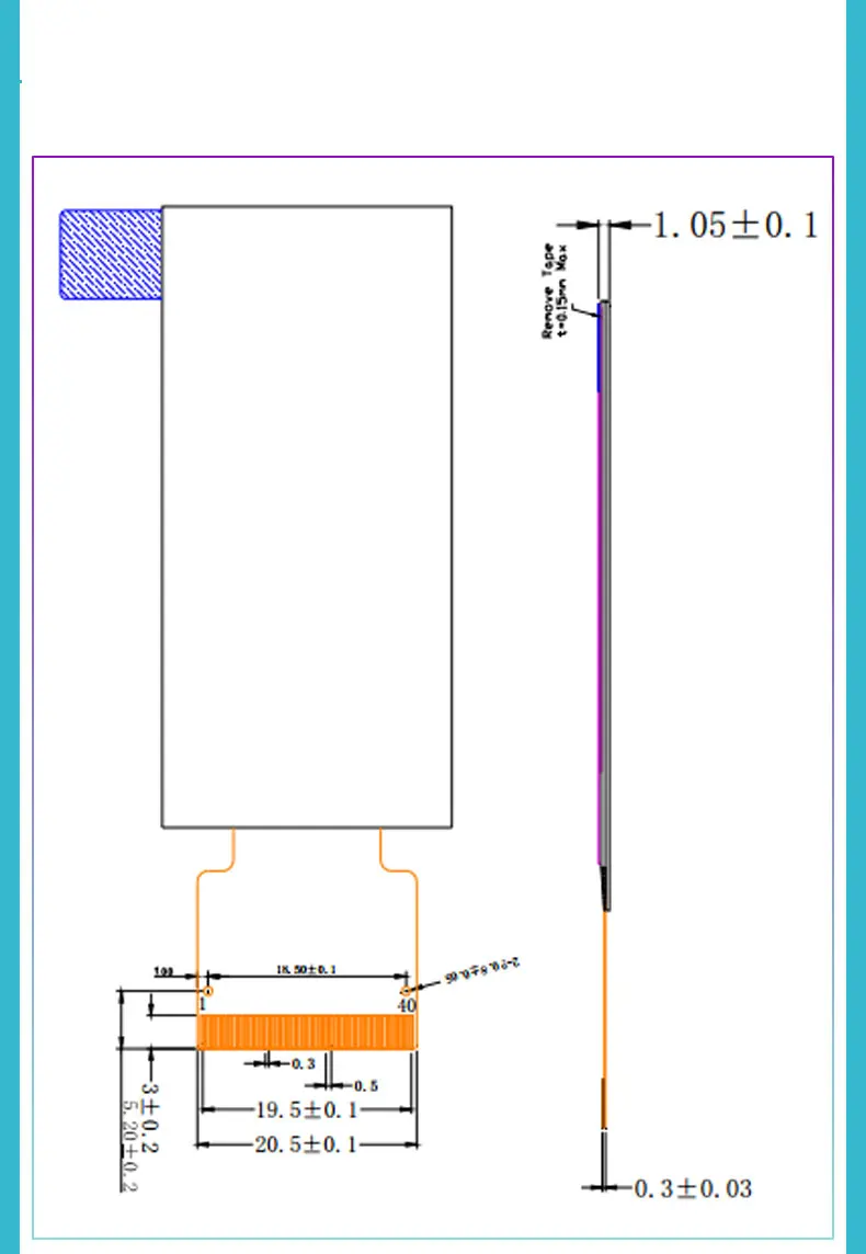 2.13 Inch Epaper Wireless Digital Price Tag Display E-ink