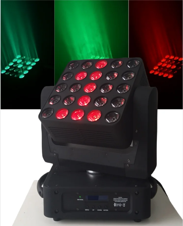 5x5 Matrix 25x10W RGBW 4in1 Quad Color Led Pixel Control Beam Moving ...