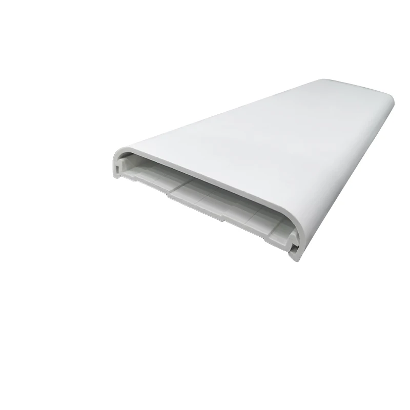 High Temperature Pvc Plastic Cable Floor Cable Trough White Black Pvc ...