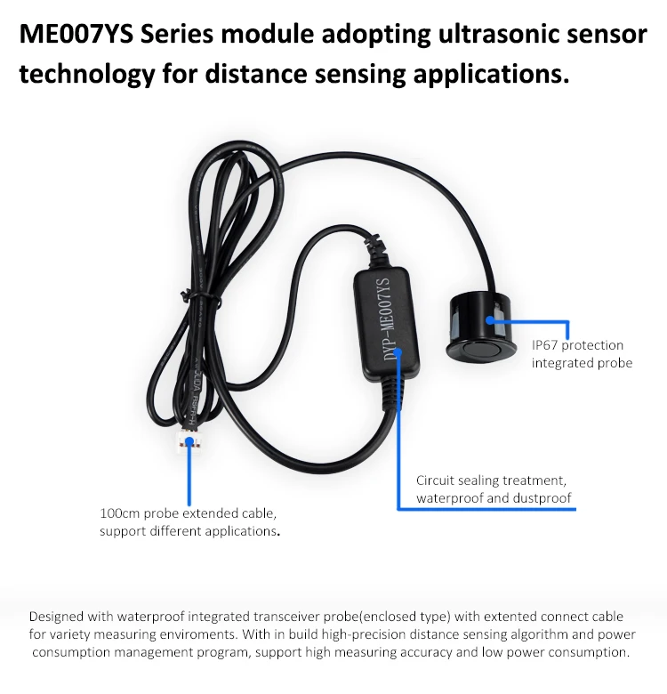 DYP-ME007YS Ultrasonic Proximity Sensor for Car Parking