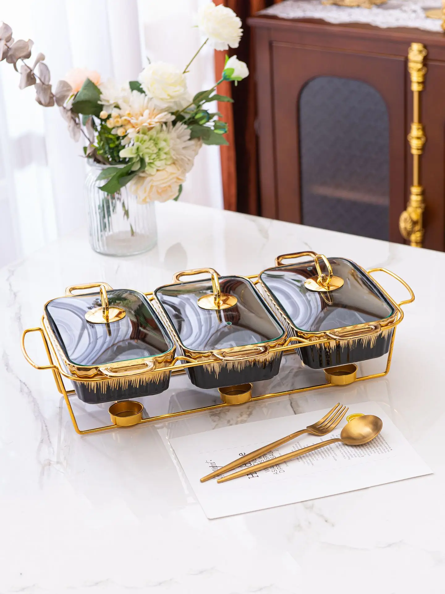 Luxury Europe Style 10 Inch Set of 3 Pcs Cookware Ceramic Coated ...