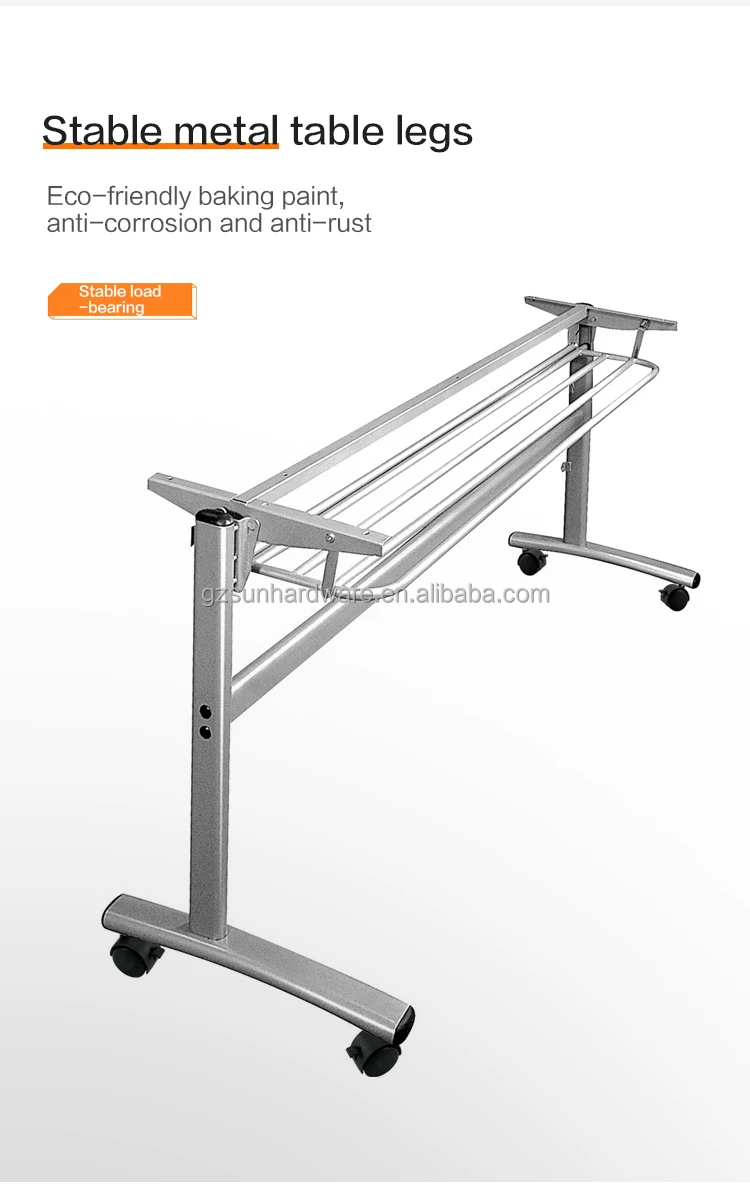 Modern Office Table Frames Adjustable Table Leg White/black/steel Color ...