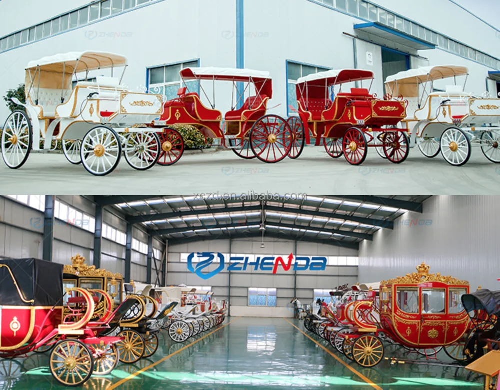 Chinese Antique Sightseeing Horse Customized Cinderella Wedding Travel ...