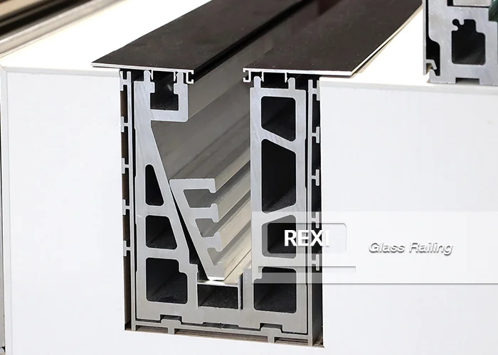 REXI Frameless Balustrade Handrail - Durable Glass Railing