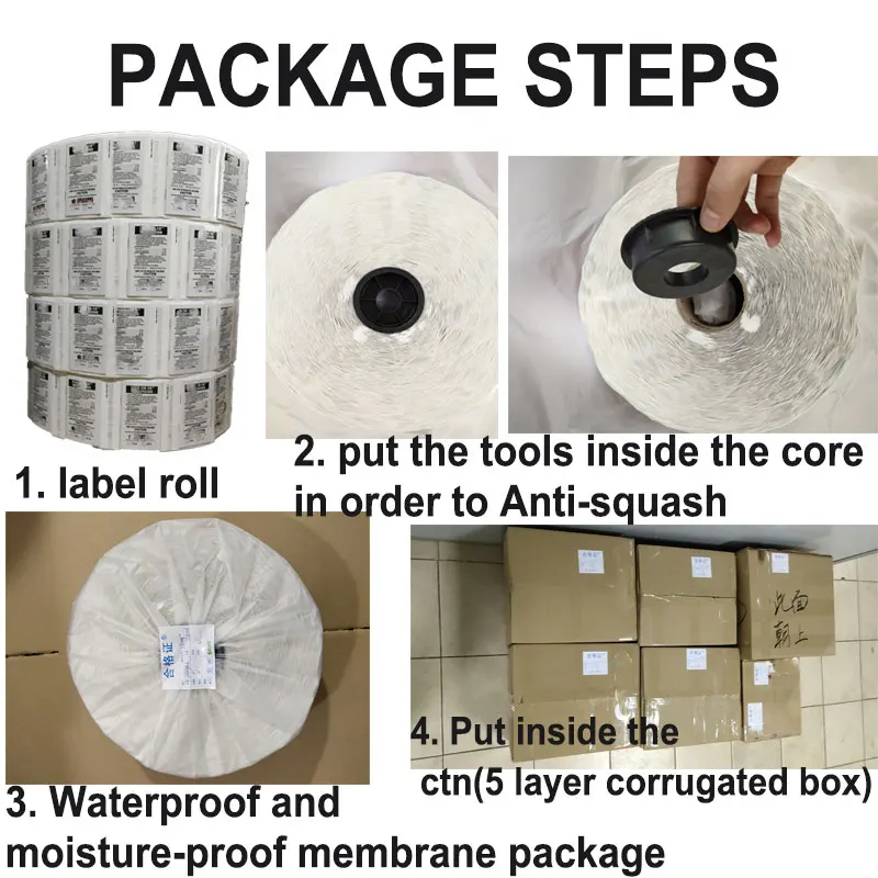 Custom Peel Off Label Double Layer Label Sticker Dual Layer 2 Ply ...