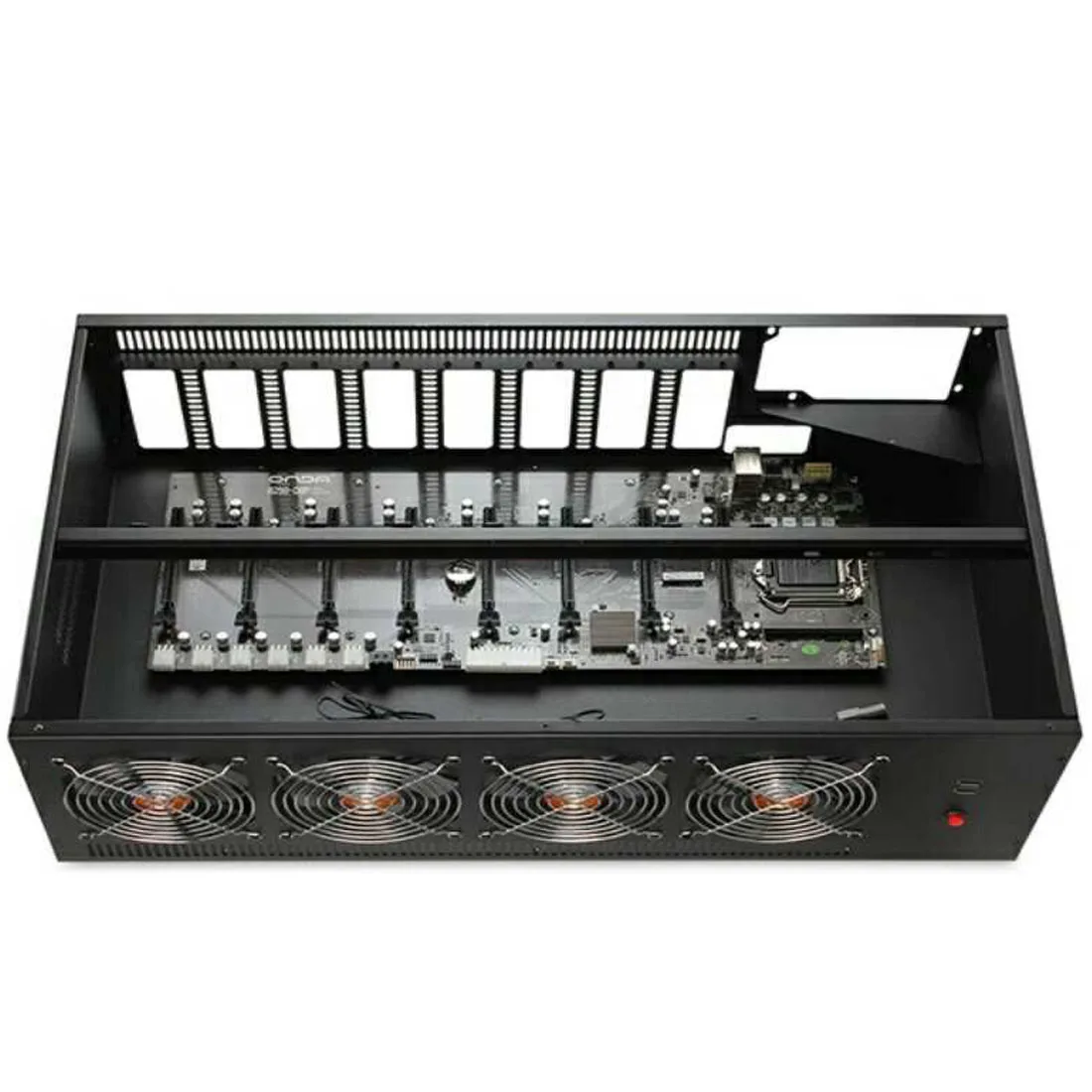 Factory Wholesale ATX Form Factor Rack Style 5 Fans and Power Supply 8 ...