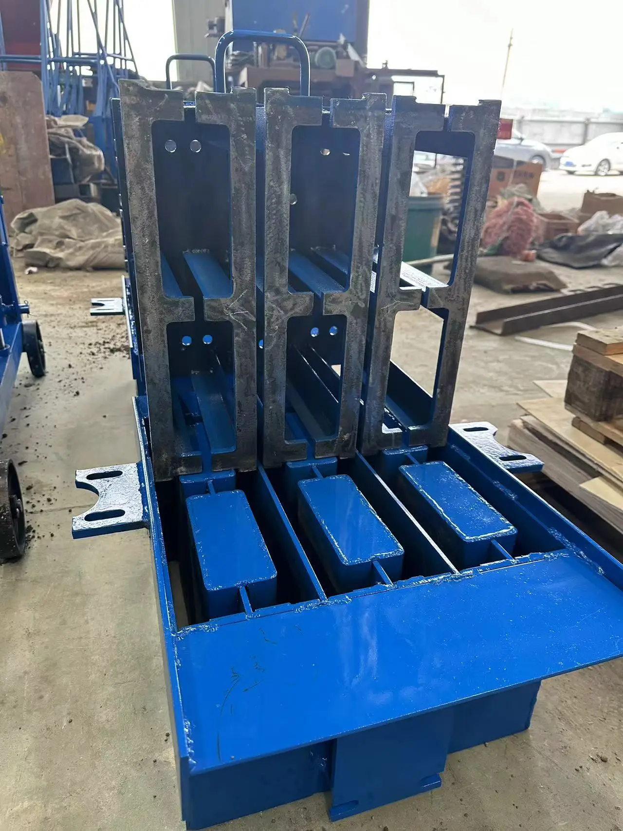 2-45B Semi-Automatic Direct Push Brick Machine Produces Many Types ...