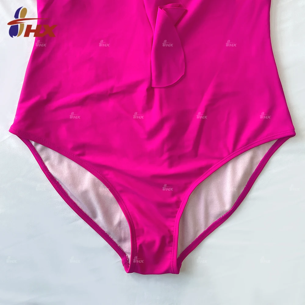 2024 Designer Luxury One-Piece Crinkle Swimsuit for Women Sexy Deep V ...