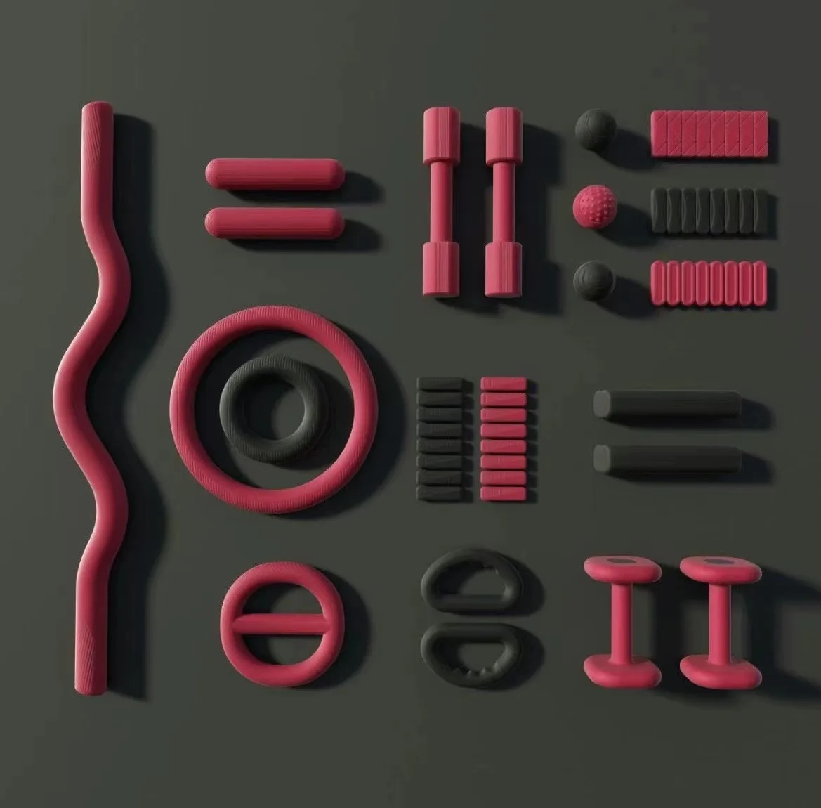 Customized Home Gym Silicone Power Ring Weight 5lb For Yoga Pilates ...