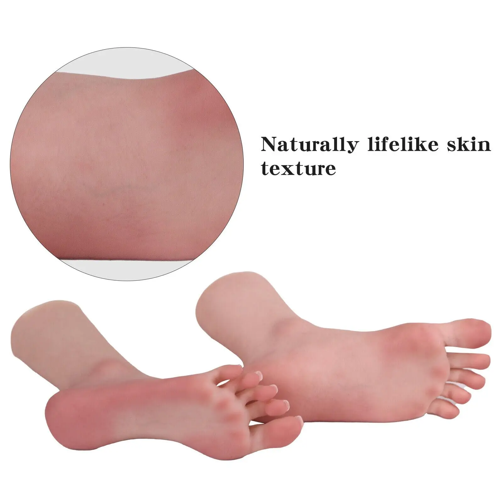 High Simulation Skeleton Female Silicone Feet Model