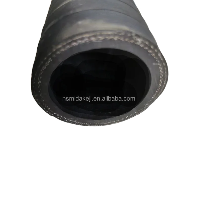 DN76 High Temperature Resistant Canvas Wire Rubber Pipe