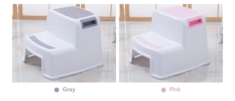 Colorful Removable Two Step Anti Slip Stepping Baby Step Stool - Buy ...