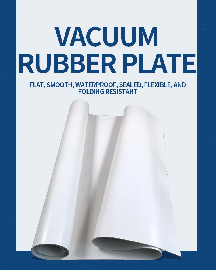 White Vacuum Rubber Plate,Corrosion-resistant Rubber Pad,Sandblasting ...