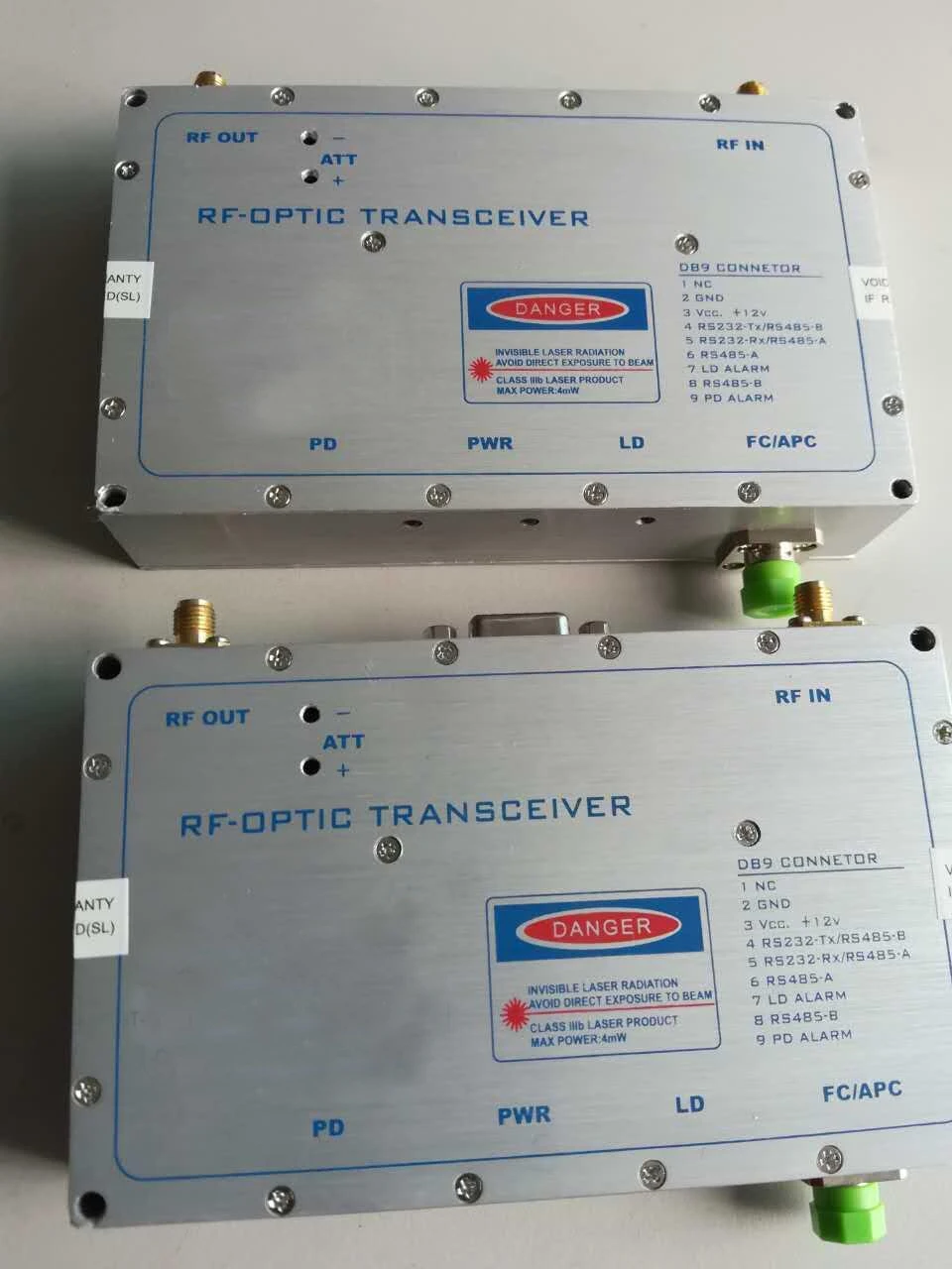 E-link LNK-201 Series - RF over Single Fiber Optic Transceiver