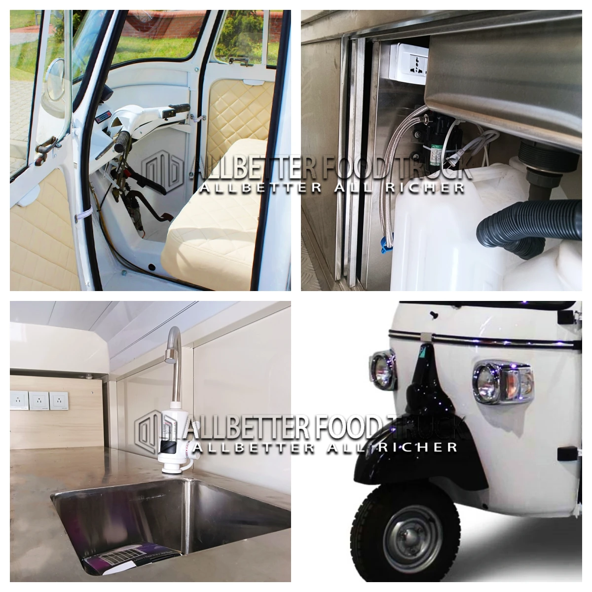 Alibaba.com: ALLBETTER Ice Cream Cart Piaggio Ape Van Electric Tricycle ...