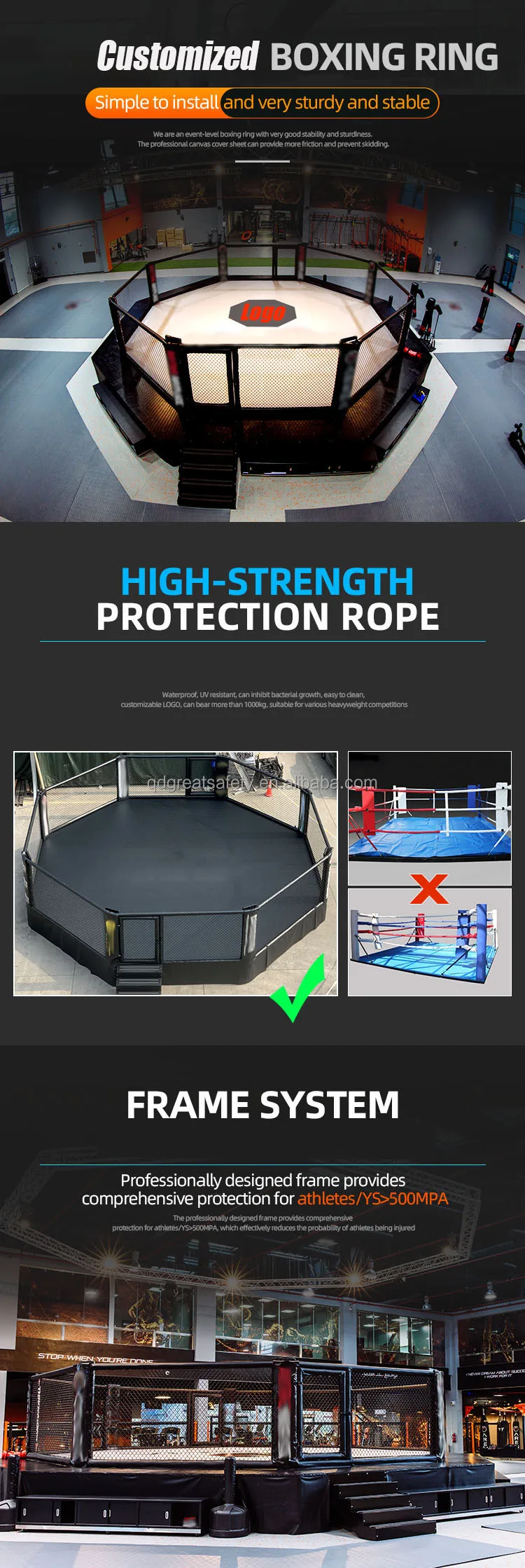 Sturdy and Durable MMA CAGE - Customized for Training