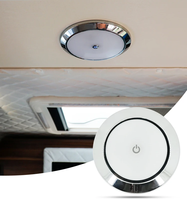 Surface Mount Boat LED Downlight Waterproof Touch Switch Ship Marine ...