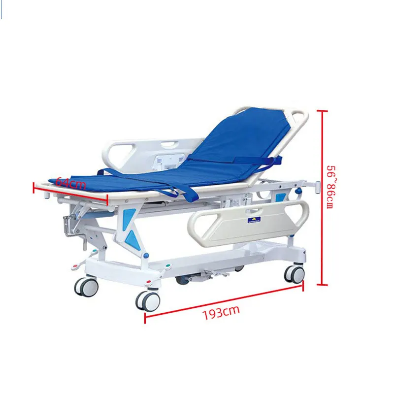 High Quality Manual Adjustable Transfer Bed Stretcher Trolley For ...