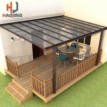 Outdoors L Shaped Awning Custom Garden Aluminum Pergola Metal Terrace ...