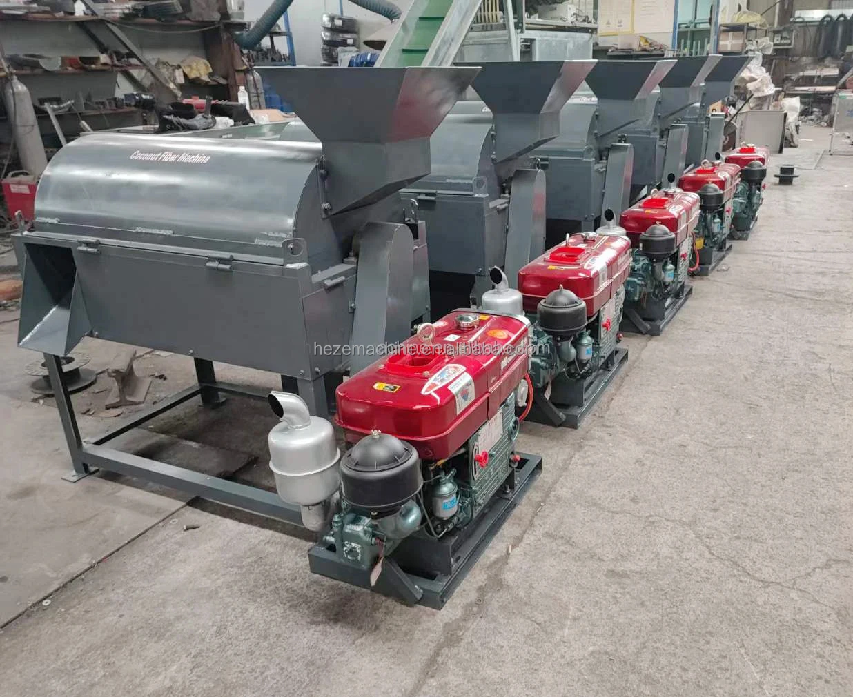 Coconut Shell Crusher Machine - Efficient Fiber Extraction