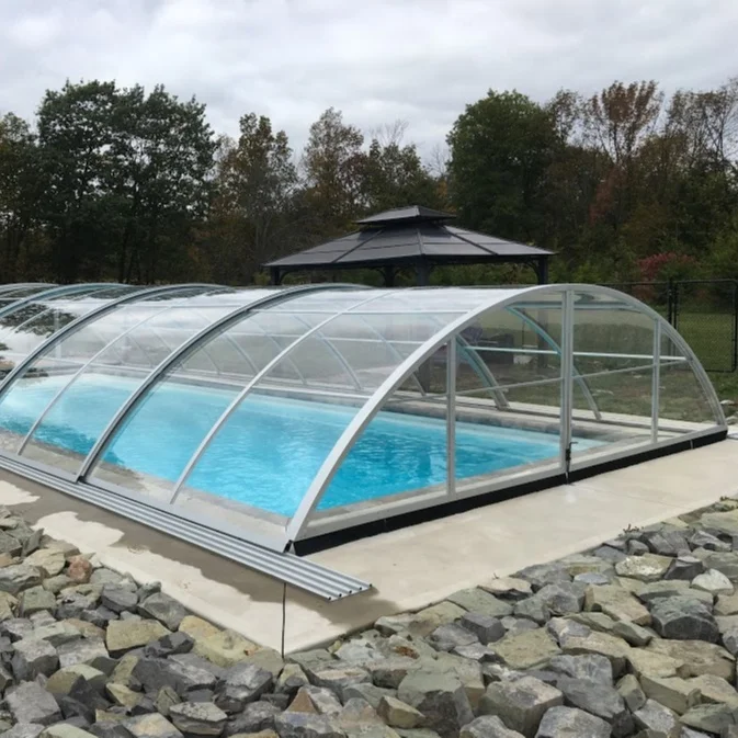 100% Maintenance Retractable Aluminium Swimming Pool Cover - Buy ...