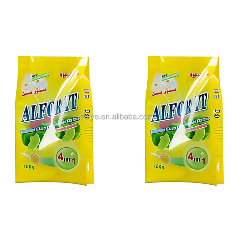 Detergent Plastic Packaging With Side Gusset Handle Customized Logo ...
