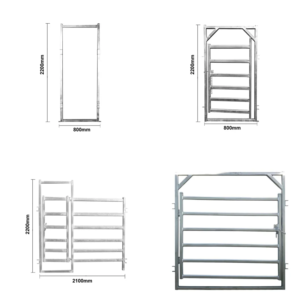 Portable And Affordable Galvanized Cattle Sliding Gate For Cattle Yard ...