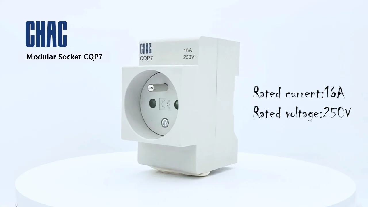 Chac Cqp7 French Industrial Modular Switches And Sockets Din Rail 250v ...