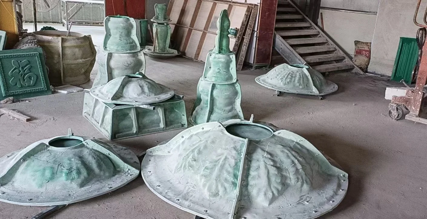 European Style 3 Tires Garden Precast Water Fountain Concrete House Molds