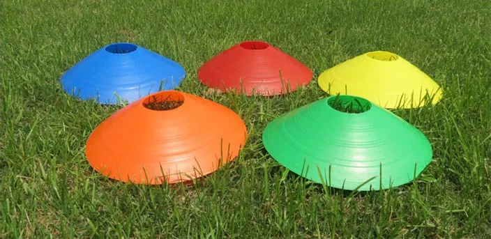 Soccer Cones Agility Disc Cones with Carry Bag and Holder Football ...