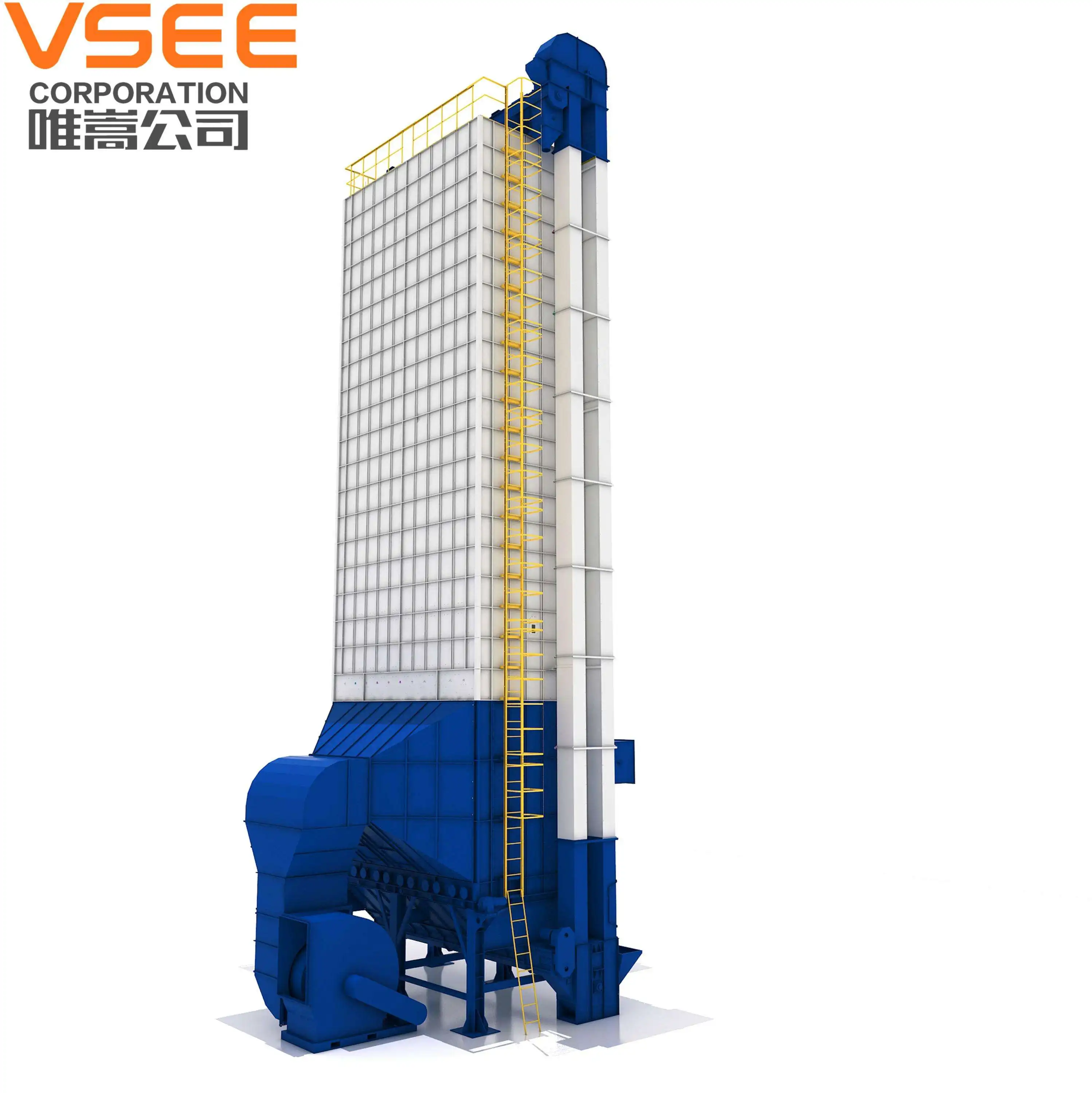 100ton Industrial Recirculating Grain Dryer - Biomass Furnace