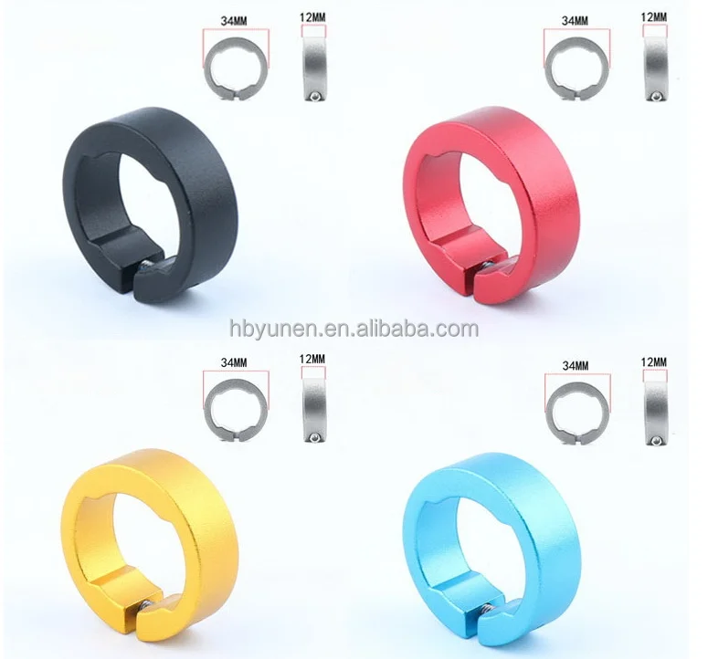 Bike Grips End Locking Rings Bicycle Grips Aluminum Alloy Lock Ring ...