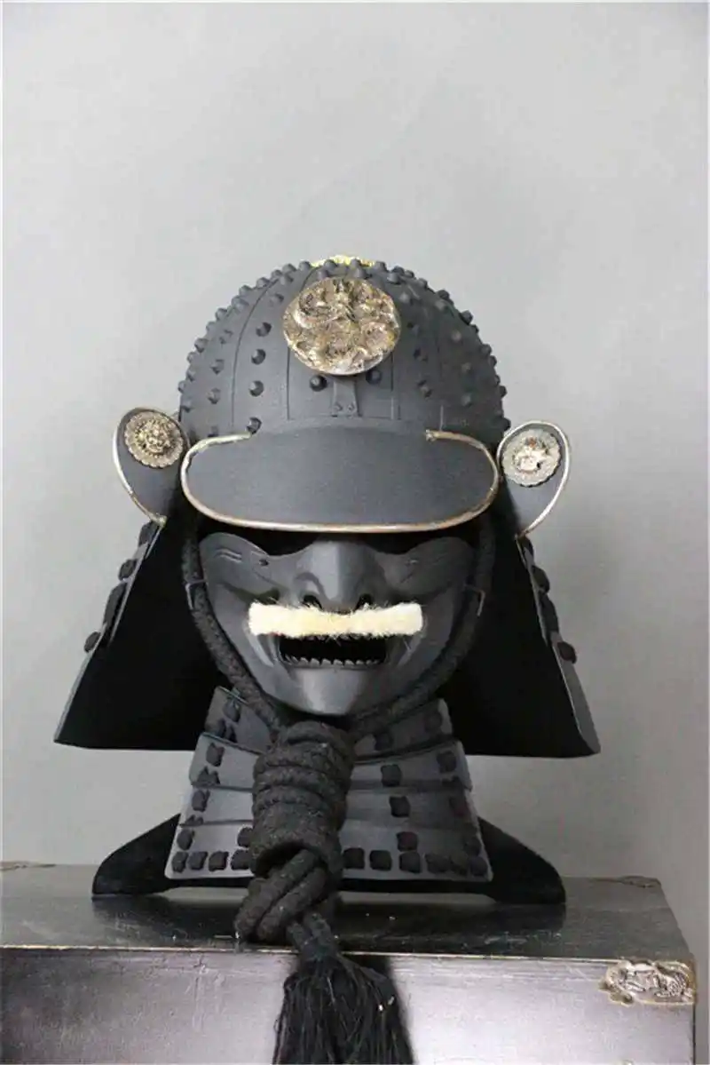 Japanese Samurai Helmet - Handmade Kendo Armour Decor