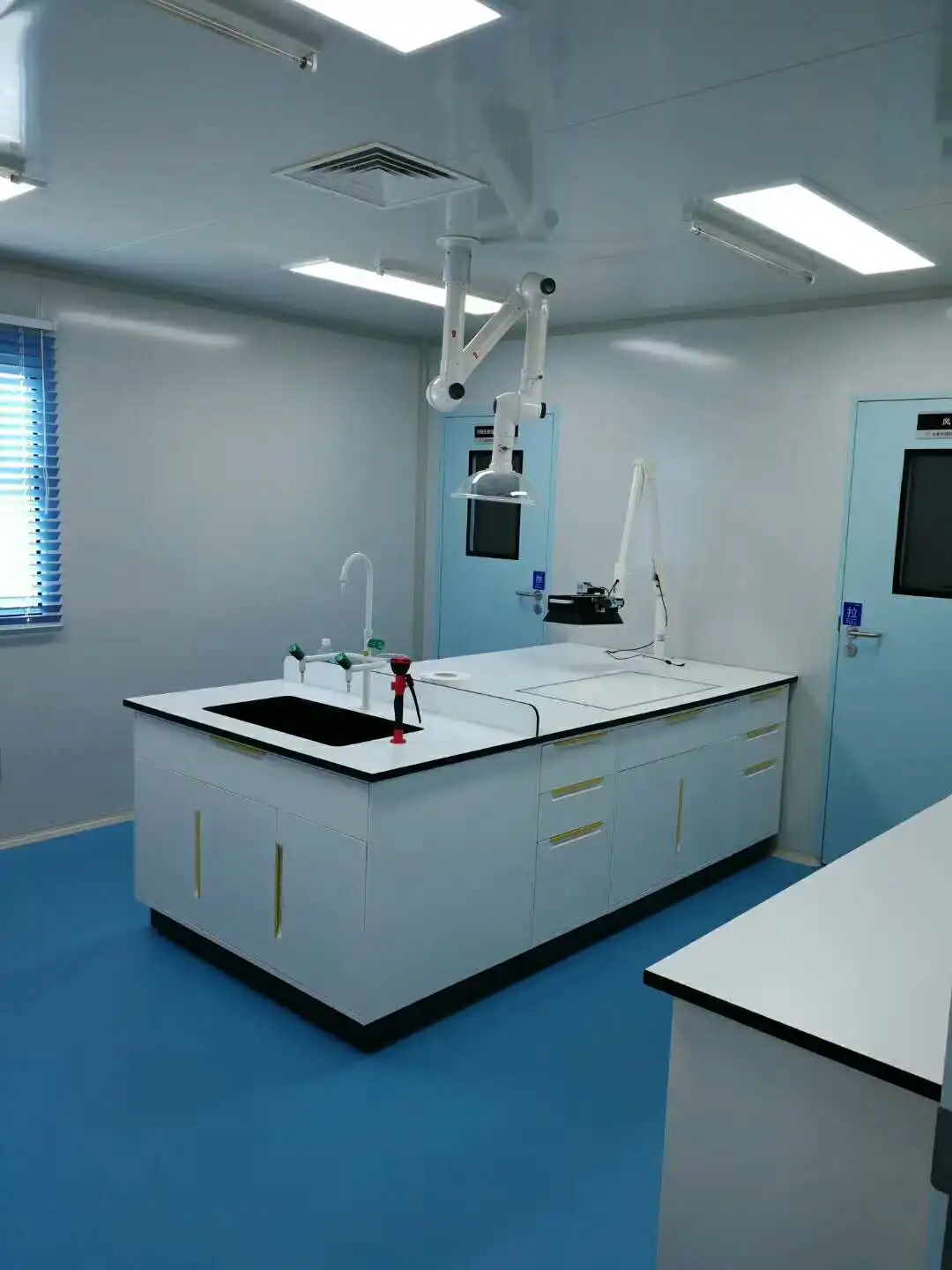 Laboratory Furniture Science Steel Lab Design Side Table Acid Resistant ...