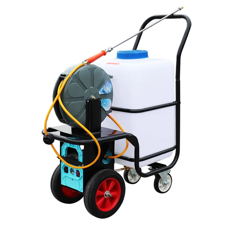 Multi-purpose 60L Large Trolly Sprayer High Pressure Garden Lithium ...