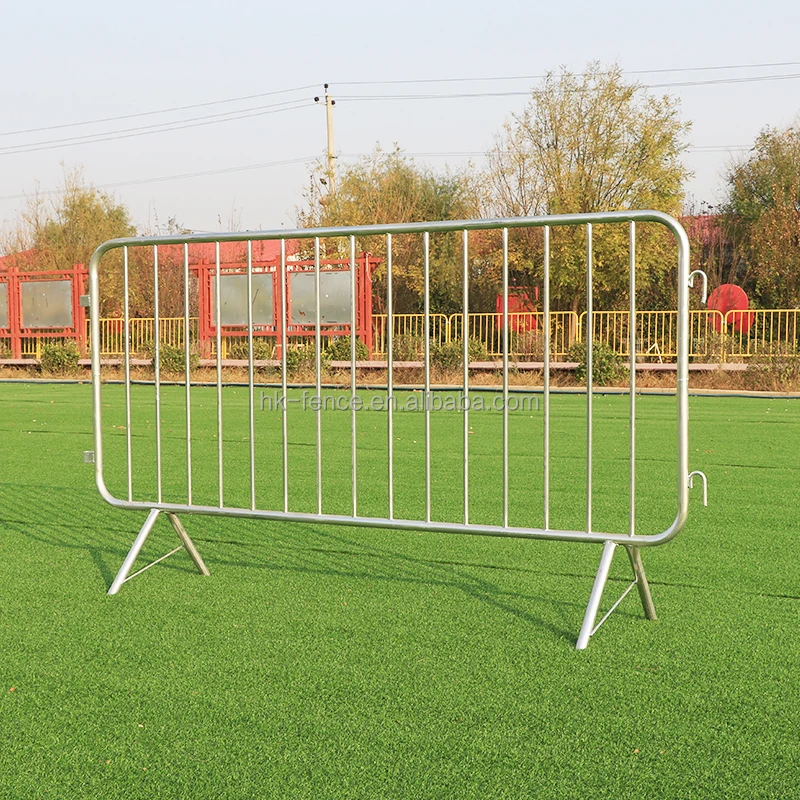 Road Safety Galvanized Pedestrian Steel Barricade Crowd Control ...