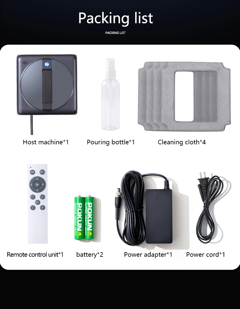 Electric Window Cleaning Robot - Efficient & Safe Cleaning