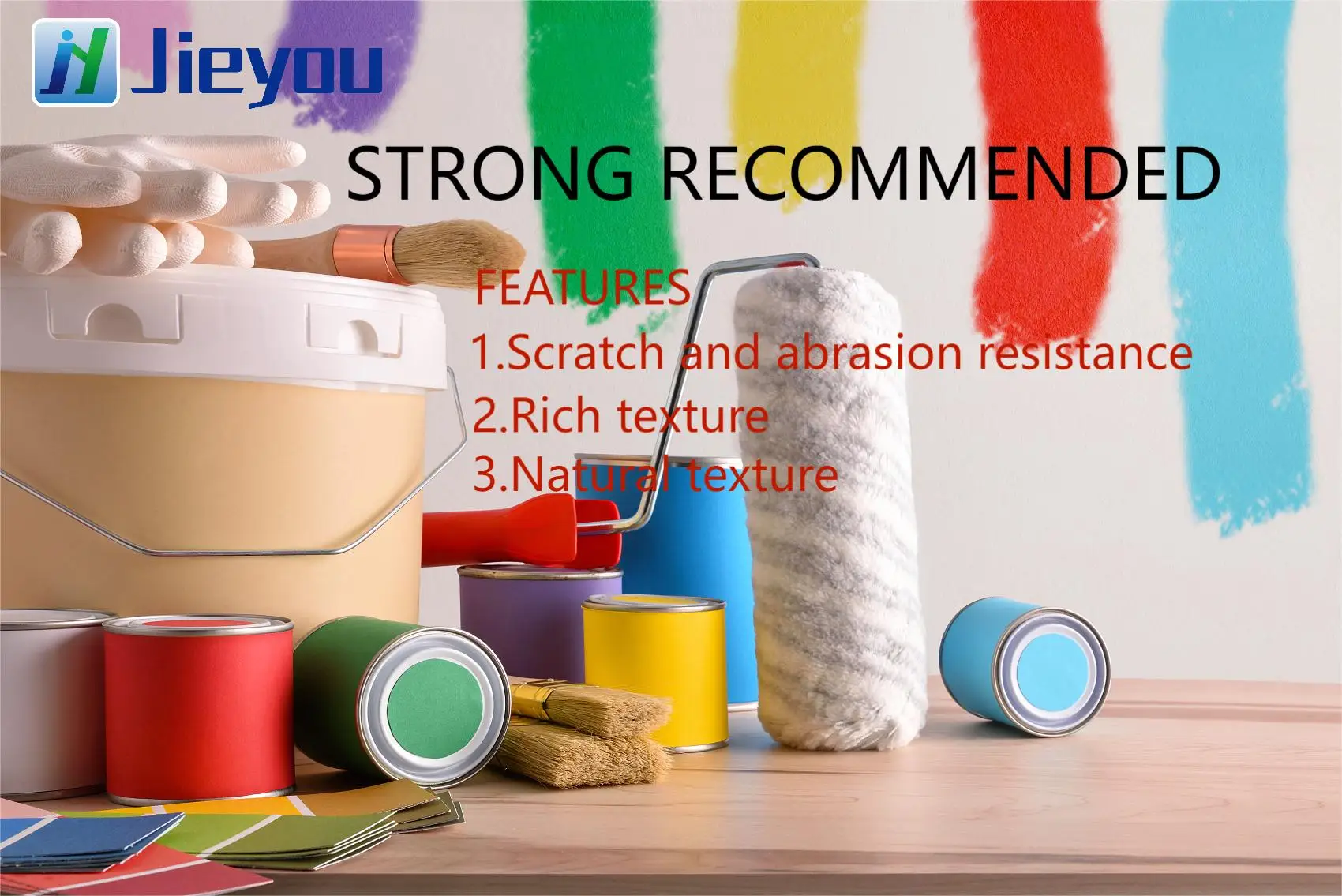 Acrylic And Water-based Wall Paint Exterior House Painting With Rough ...