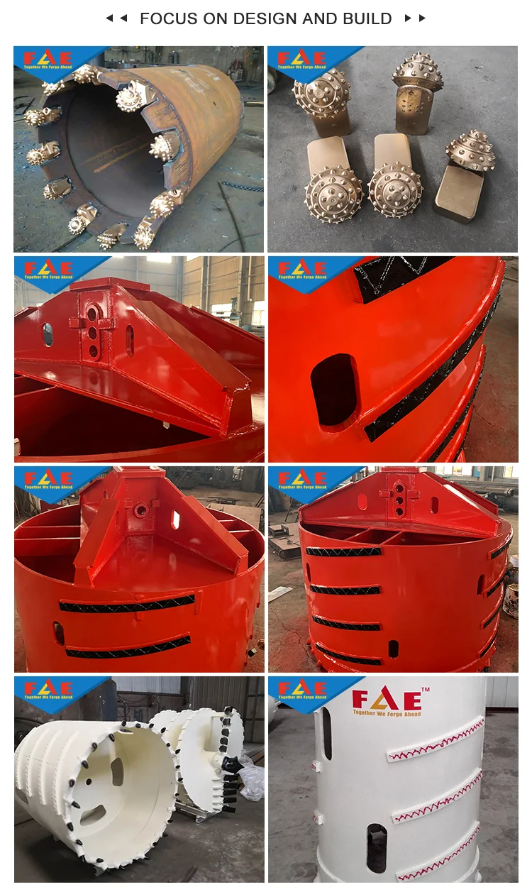 Fae Core Barrel Piling Drill Rig Tools Hard Rock Coring Bucket For ...