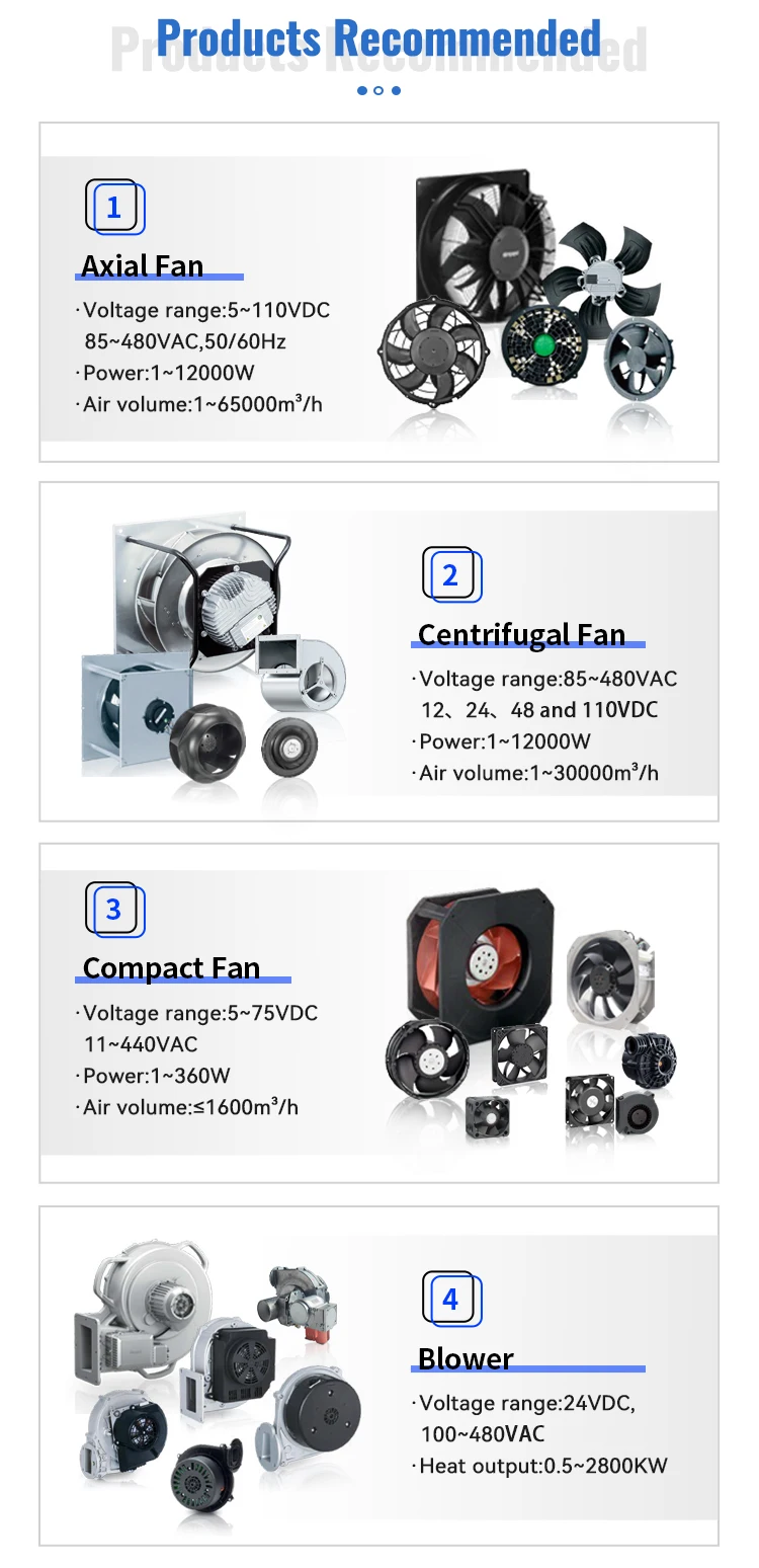 4600N-466 Ebmpapst 115V AC 120*120*38mm 17W 3060RPM Full Metal High ...