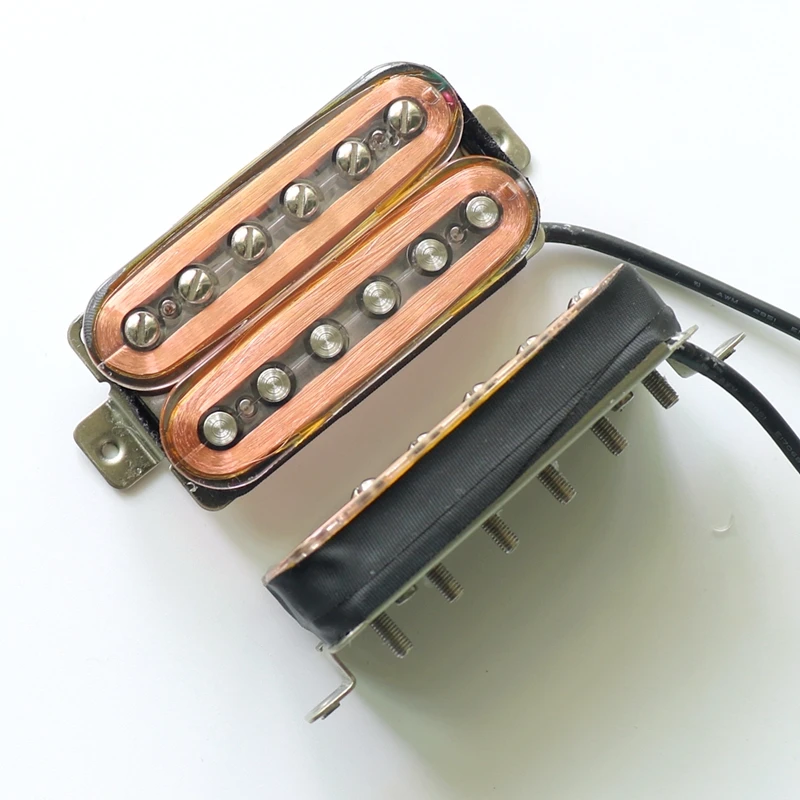 Donlis Custom Clear Alnico V LP Humbucker Guitar Pickup with Nickel ...