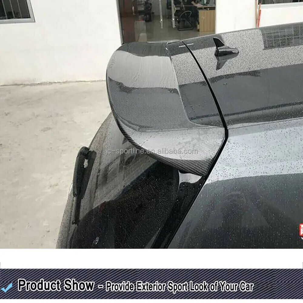 VW GOLF 7 GTI R 2014-17 Carbon Fiber Rear Roof Spoiler