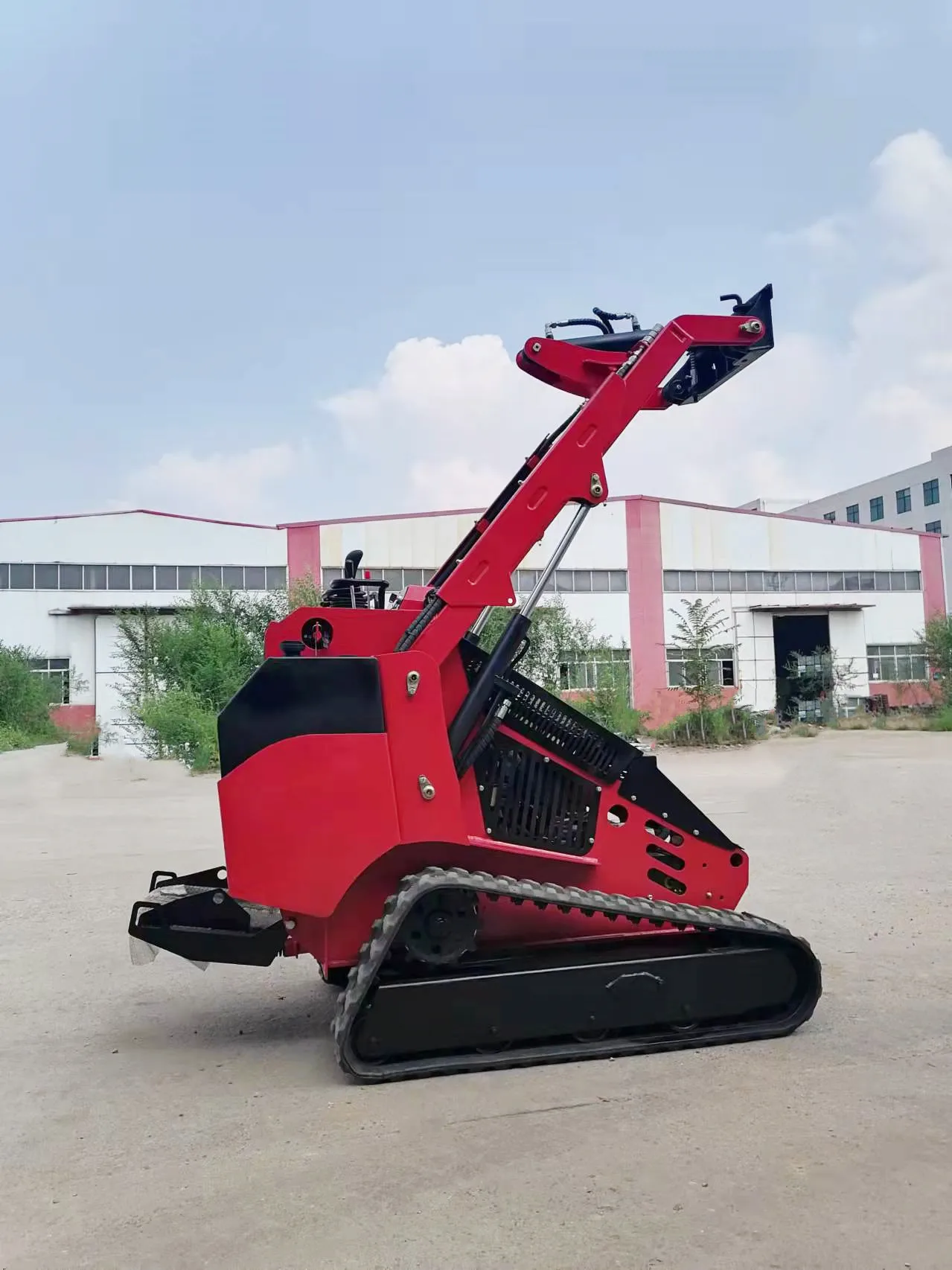 Walk Behind Mini Skid Steer with Mulcher - High Efficiency
