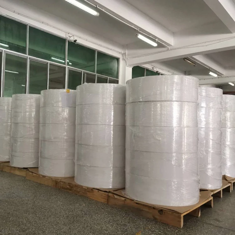 Custom Adhesive Paper Film Semi-gloss Top Thermal Coated Self-adhesive ...